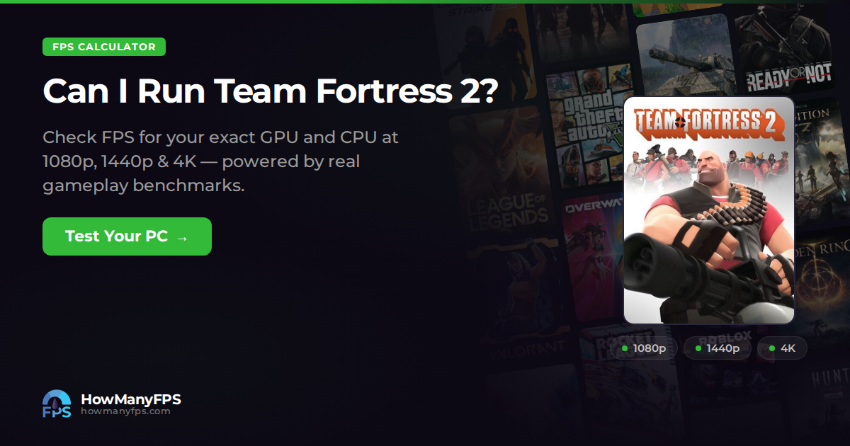 Team Fortress 2 FPS Calculator – HowManyFPS