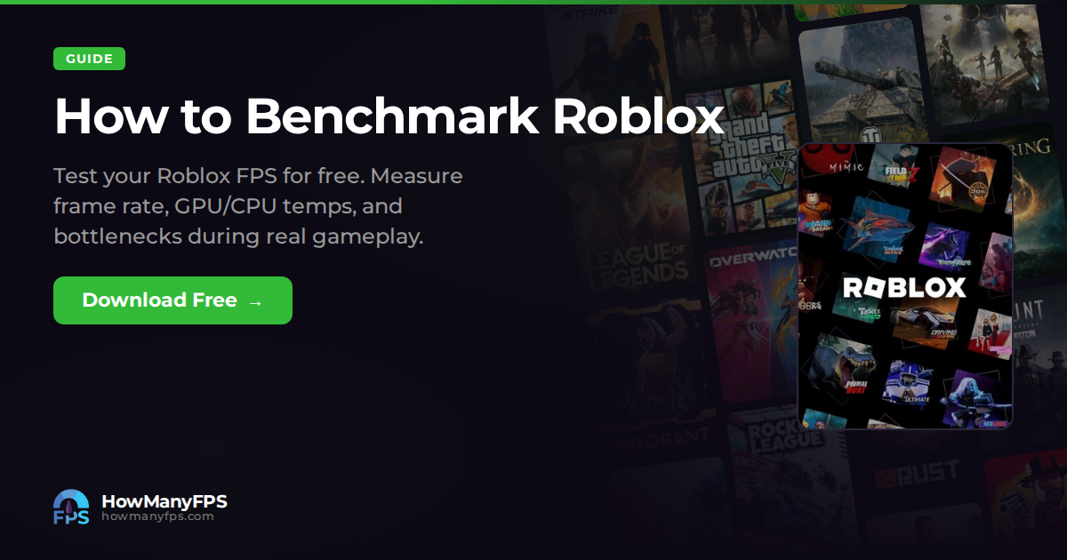 How to Benchmark Roblox: Free FPS Test – HowManyFPS
